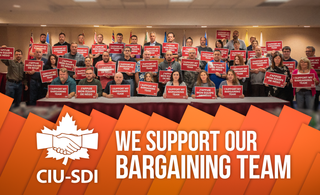 The CIU National Board of Directors supports our bargaining teams ...